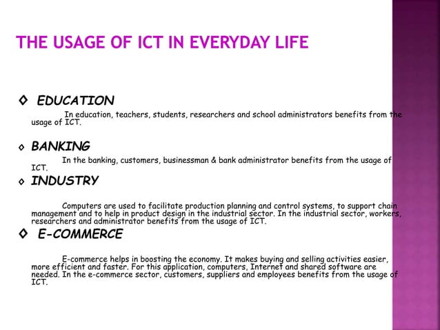 ICT & Chemistry | PPT