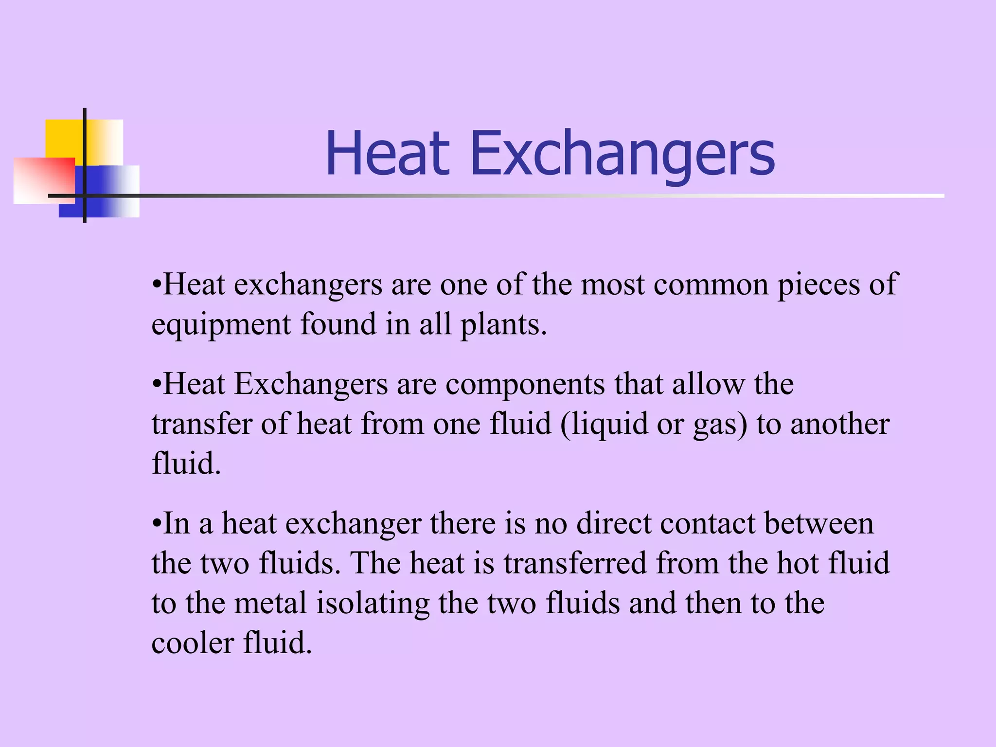 types of heat exchanger | PPTX