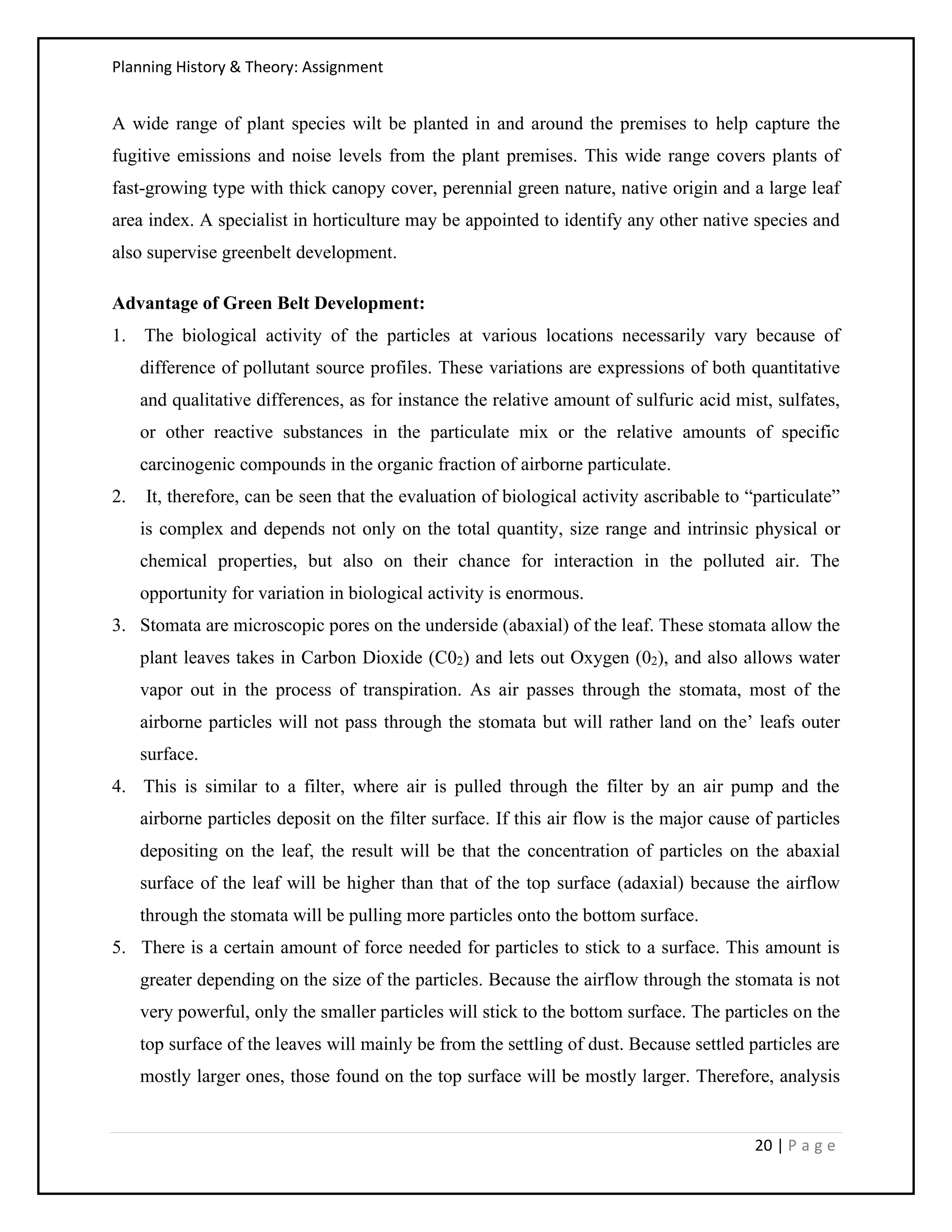 Planning History Theory Study Notes | PDF