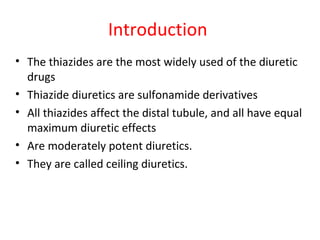 thiazides | PPT