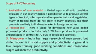 PHT imp.&Scope.pptx | Agriculture | Industries
