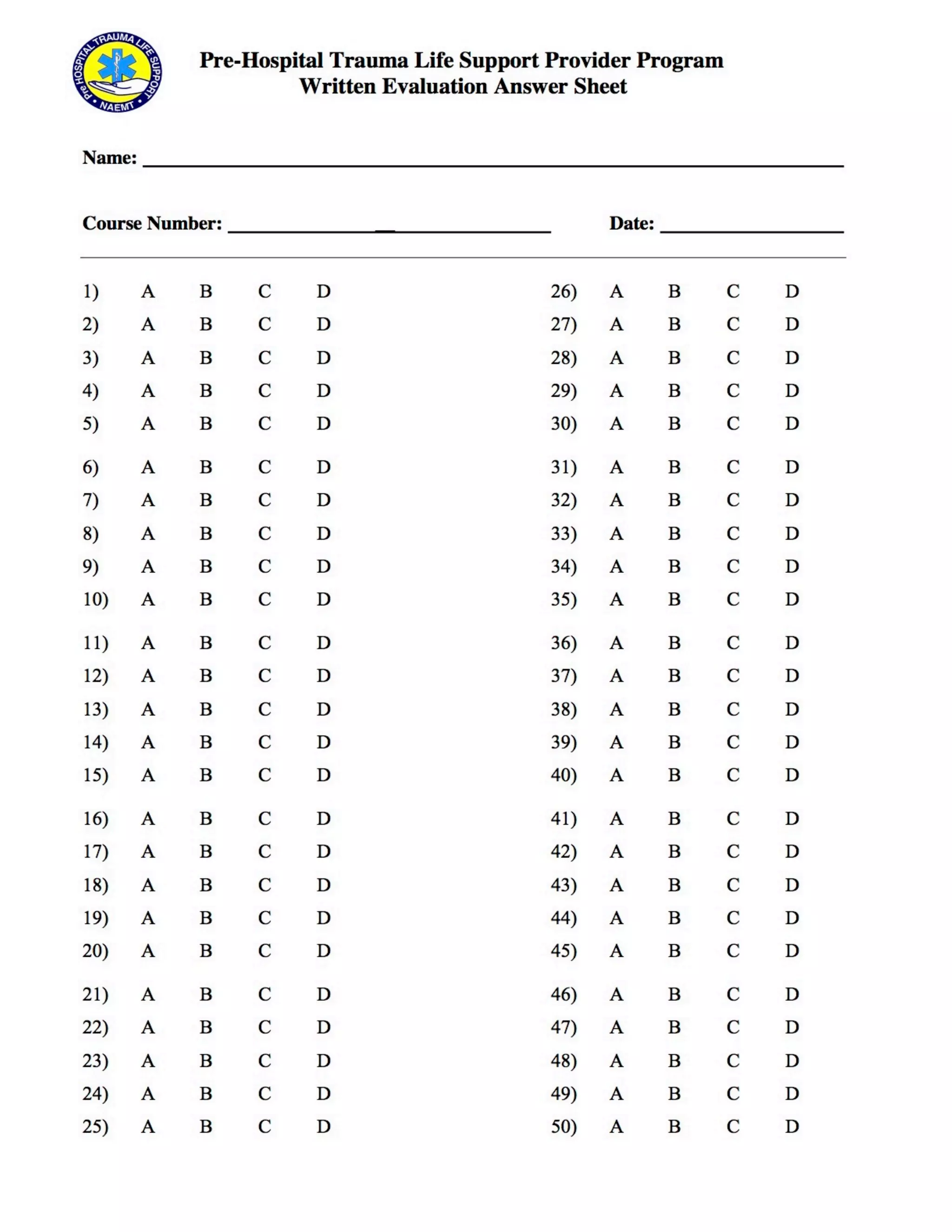 Phtls prep-packet-2-day | PDF