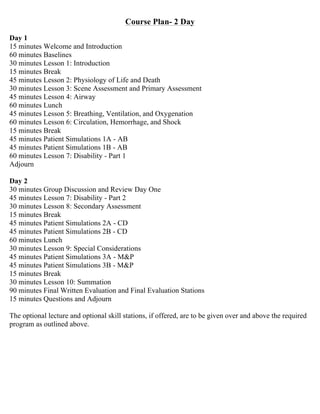Phtls prep-packet-2-day | PDF