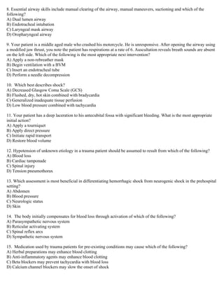 Phtls prep-packet-2-day | PDF