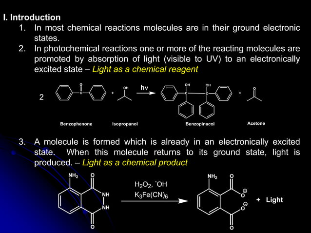 photophysical process | PPTX | Chemistry | Science