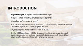 PHYTOESTROGEN : NUTRACEUTICAL POINT OF VIEW | PPTX