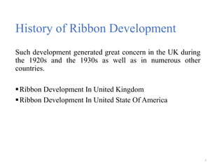 Ribbon Development With Case Study Of Aydin | PPTX