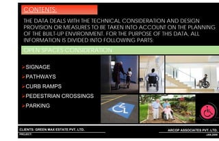 Physically Challanged Provisions in Architecture | PDF