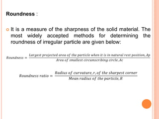 Important Engineering properties such as physical, thermal and aero ...