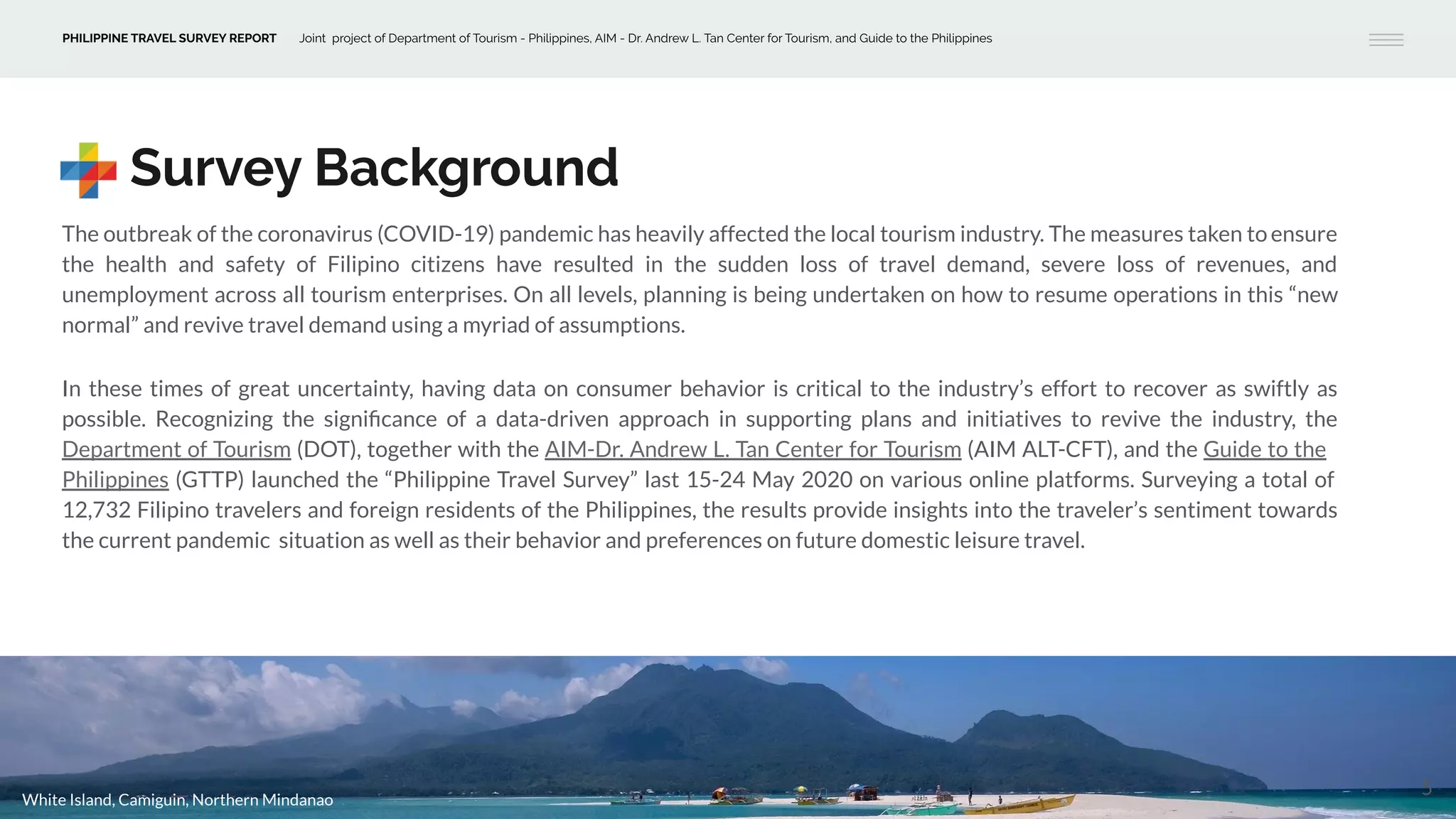 PHilippines Travel Survey Report 2020 | PDF
