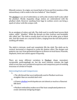 Phulkari | PDF