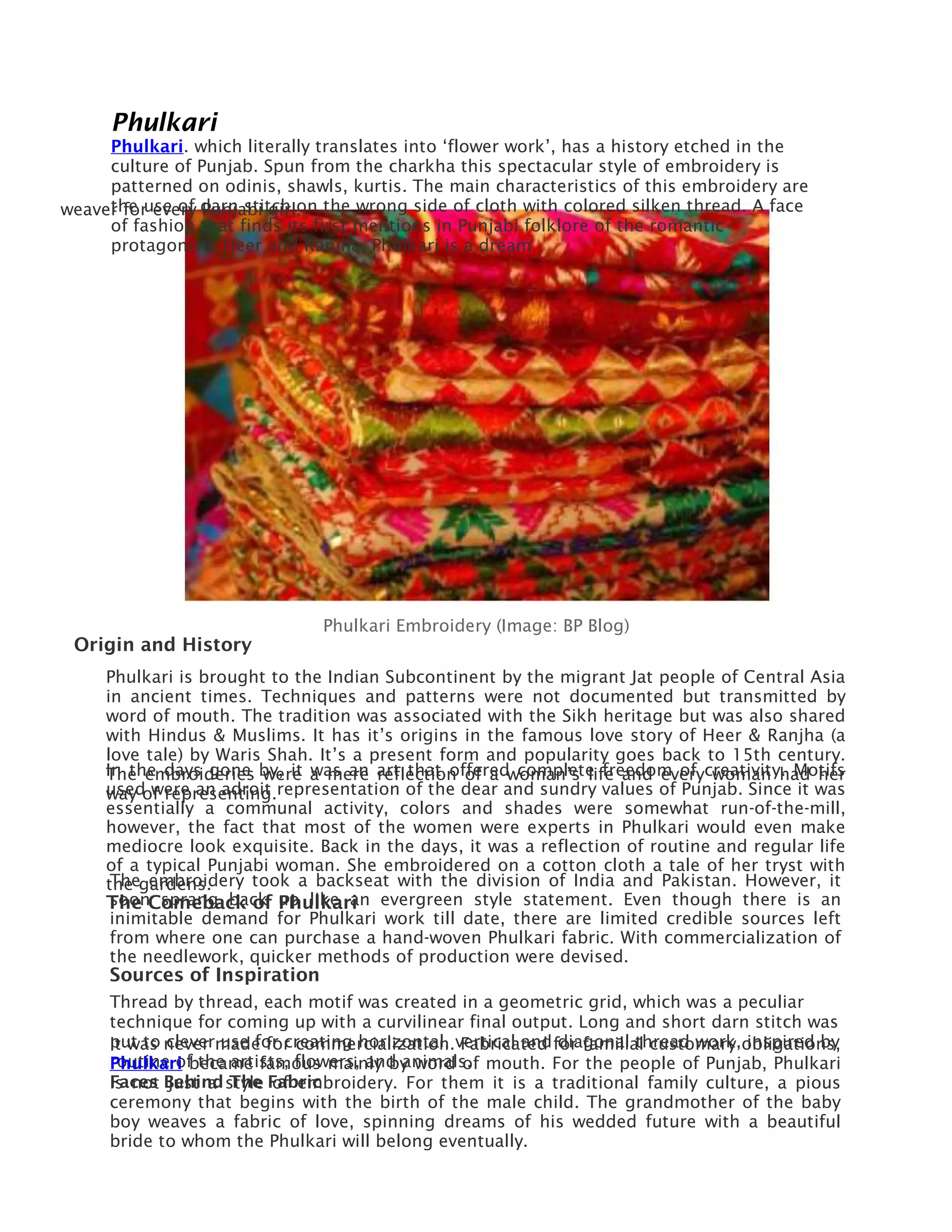 Phulkari | PPT