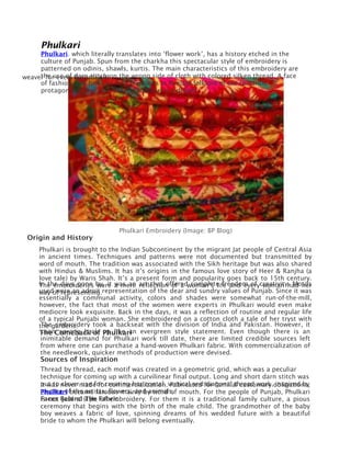 Phulkari | PDF