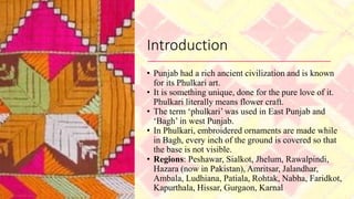 Phulkari Embroidery of India anddetailed | PPT