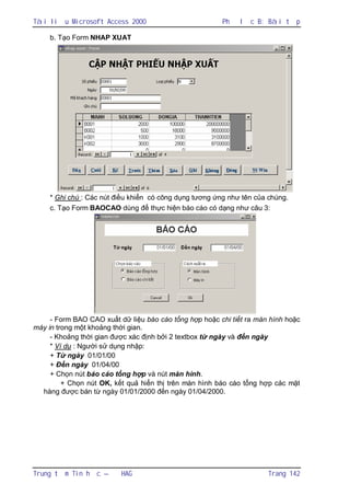 Phu lucb baitap | PDF