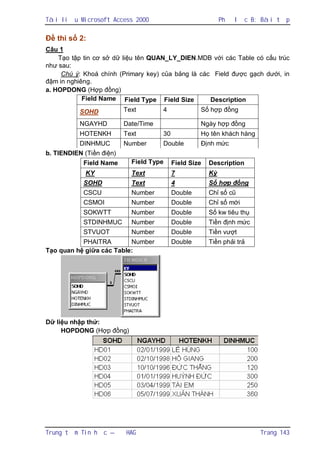 Phu lucb baitap | PDF