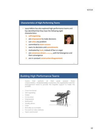 PMI-ACP Domain IV: Team Performance v1.0 | PDF