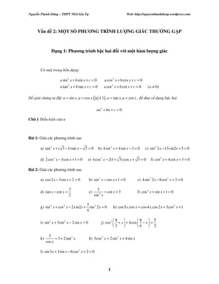 Phuong trinh-luong-giac-thuong-gap | PDF
