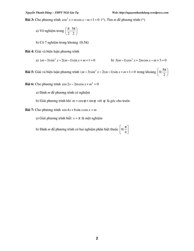 Phuong trinh-luong-giac-thuong-gap | PDF