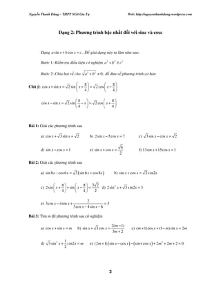 Phuong trinh-luong-giac-thuong-gap | PDF