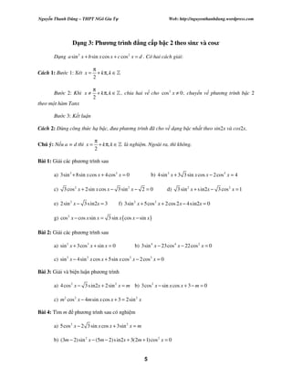 Phuong trinh-luong-giac-thuong-gap | PDF