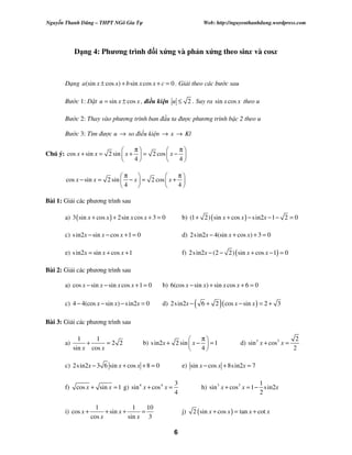 Phuong trinh-luong-giac-thuong-gap | PDF