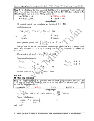 Phuong phap giai bai tap ve hidrocacbon thom | PDF
