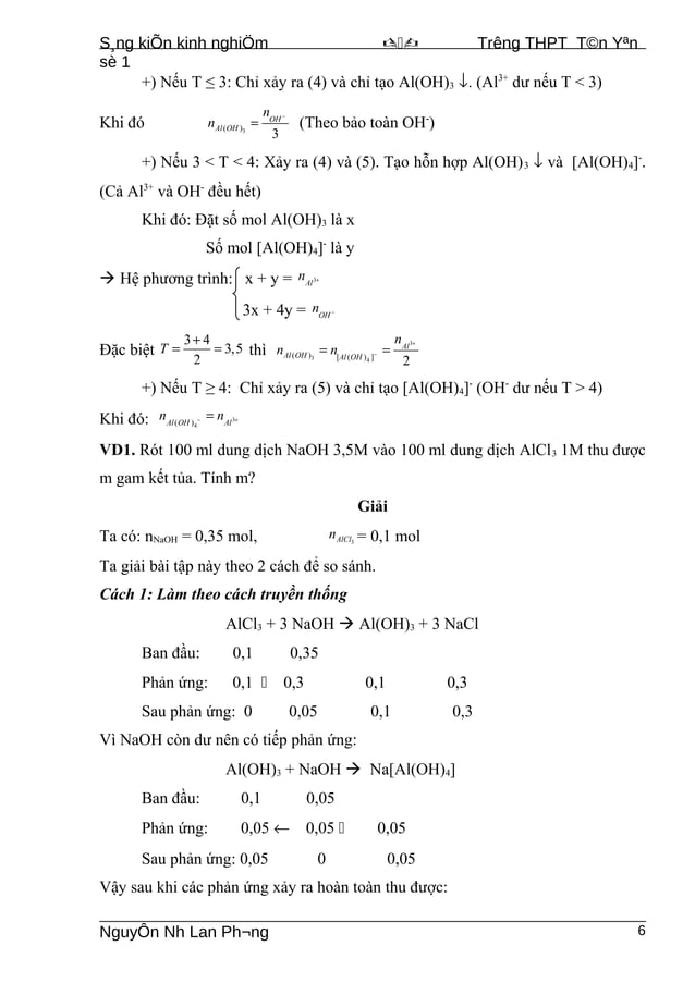 Phuong phap giai nhanh bt nhom va hop chat cua nhom | DOC