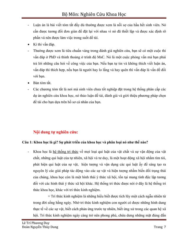 Phuong phap nghien cuu khoa hoc | PDF