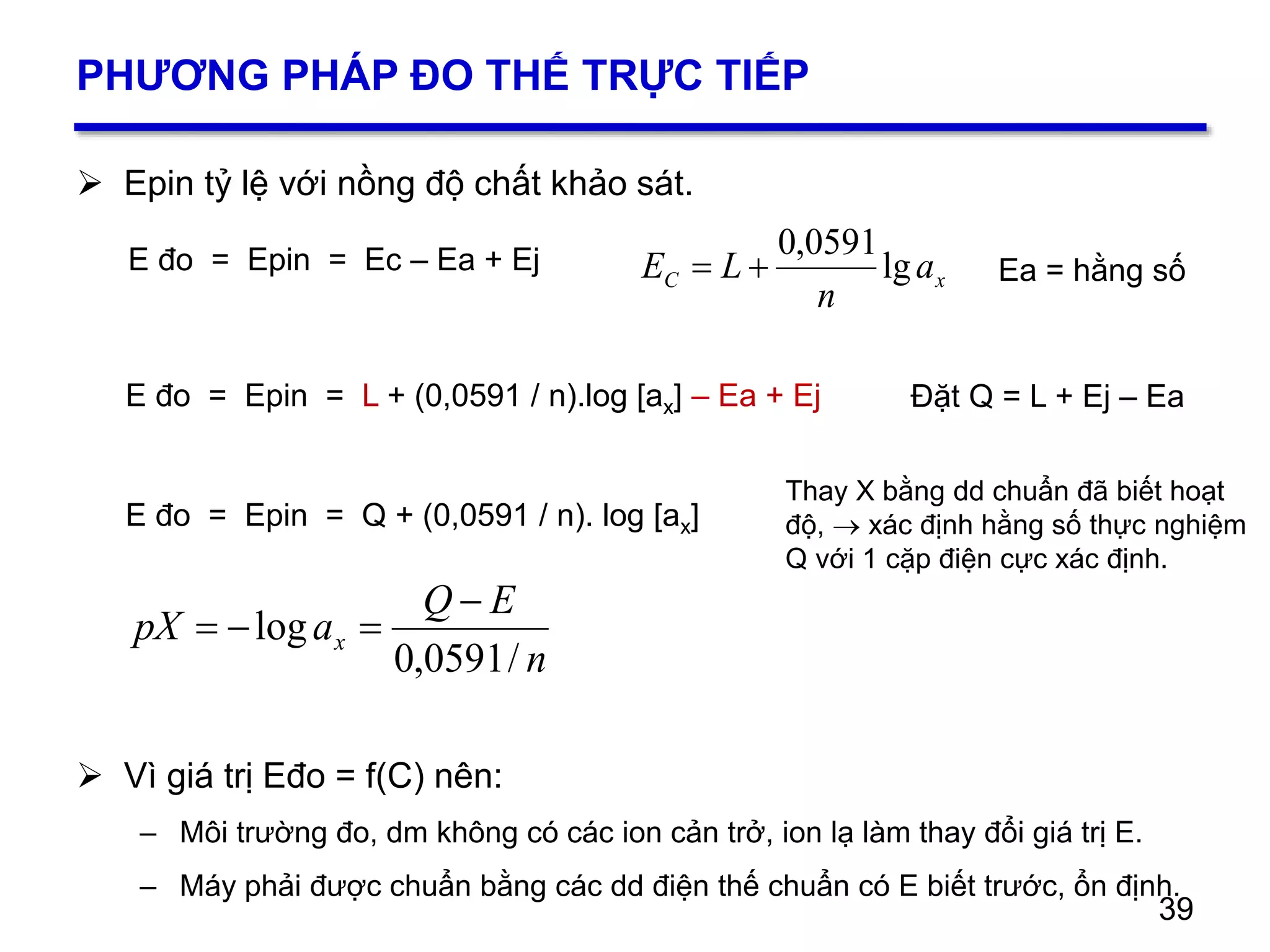 Phuong phap phan tich dien the | PPTX