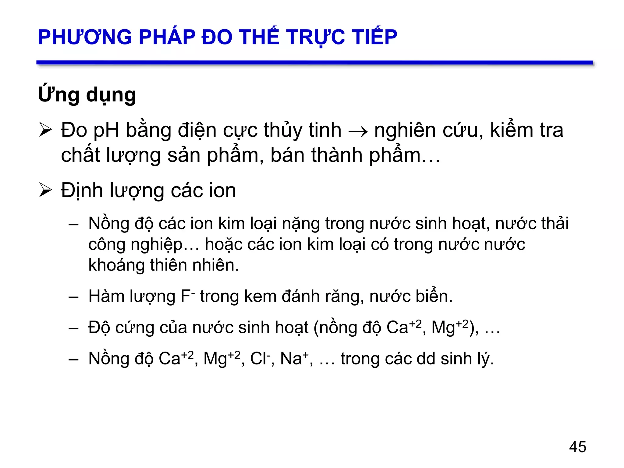 Phuong phap phan tich dien the | PPTX