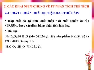 Phuong phap phan tich the tich | PDF