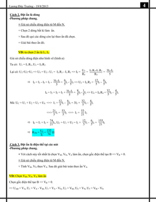 Phương pháp tính điện trở tương đương mạch cầu | PDF