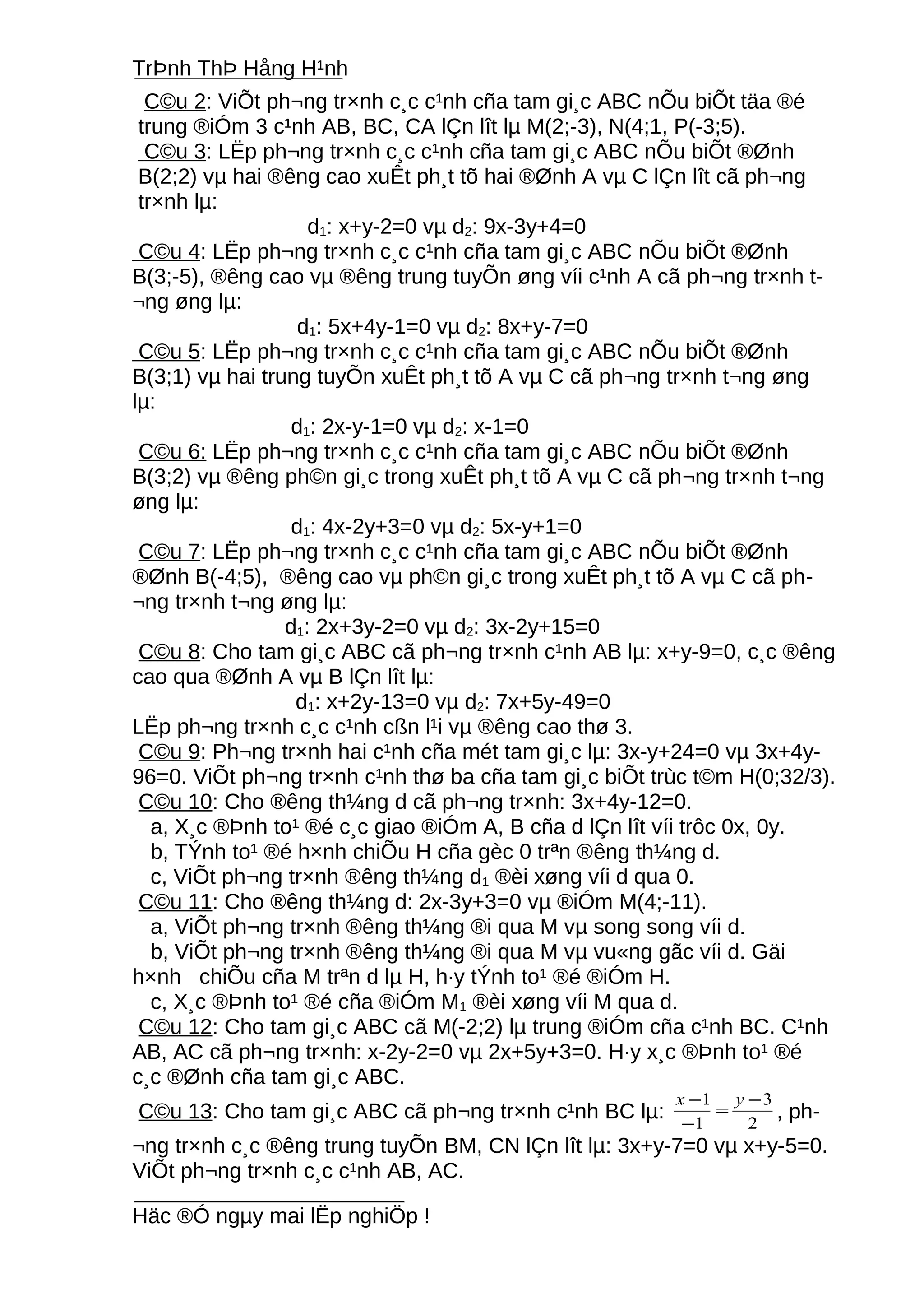 Phuong phap toan do trong mat phang 10 | PDF