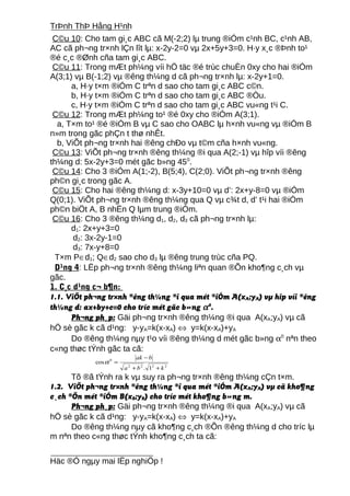 Phuong phap toan do trong mat phang 10 | PDF