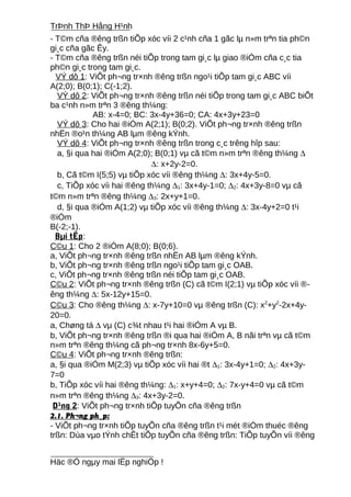 Phuong phap toan do trong mat phang 10 | PDF