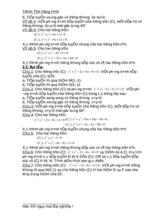 Phuong phap toan do trong mat phang 10 | PDF