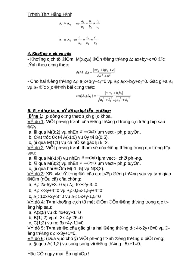 Phuong phap toan do trong mat phang 10 | PDF