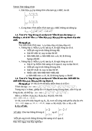 Phuong phap toan do trong mat phang 10 | PDF