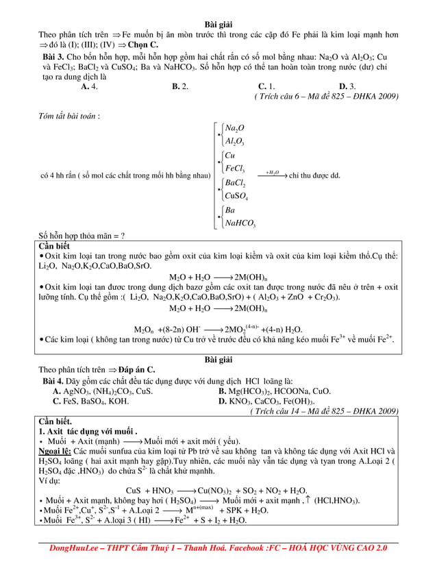 Phuong phap tu duy va on tong luc hoa hoc luyen thi dai hoc | PDF