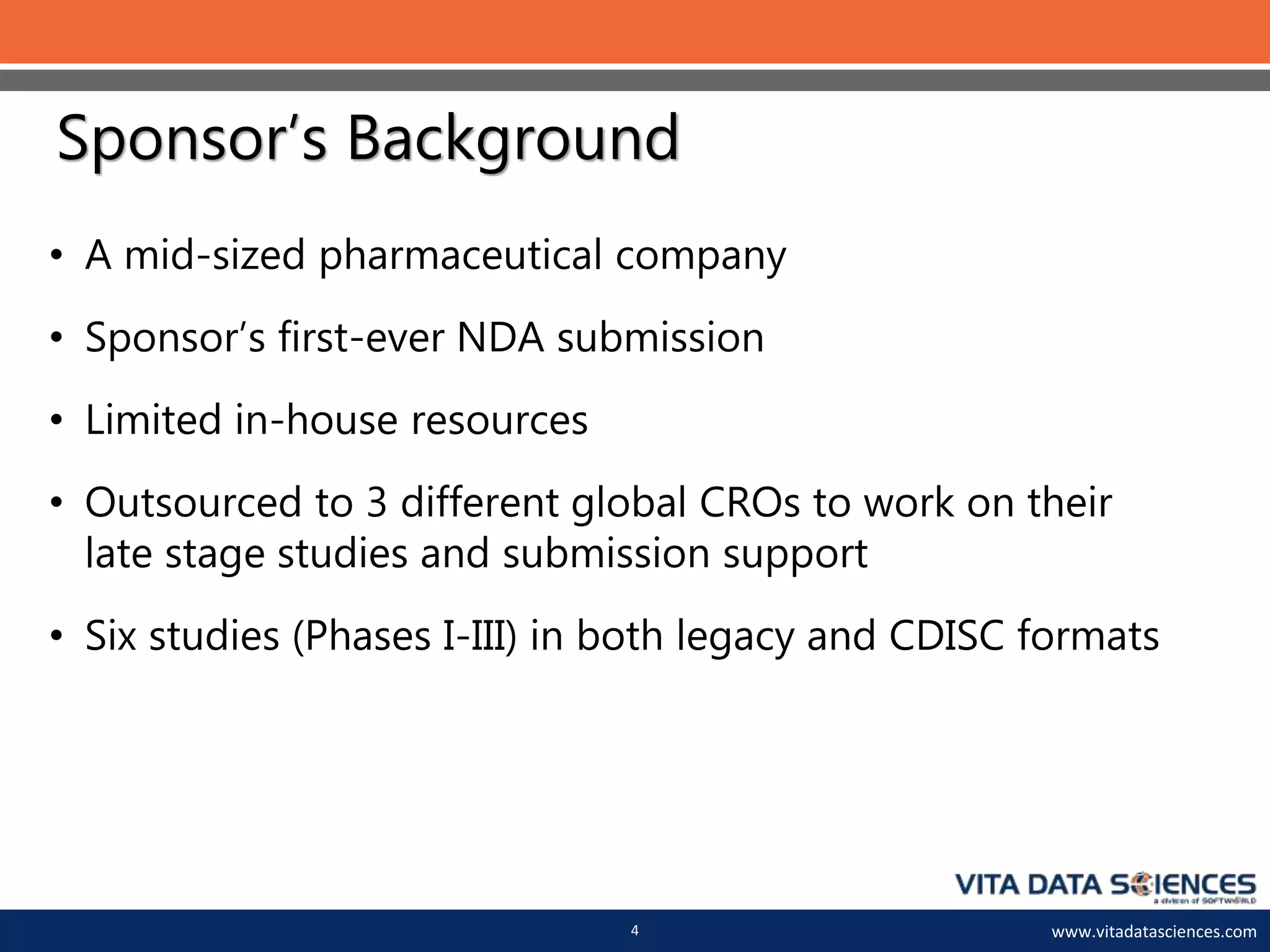 NDA Submission Experience - Rescue Case Study | PPTX