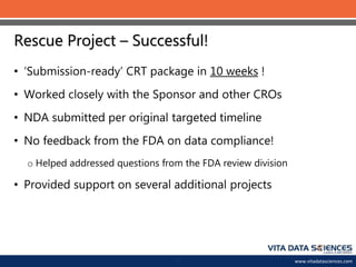 NDA Submission Experience - Rescue Case Study | PPTX