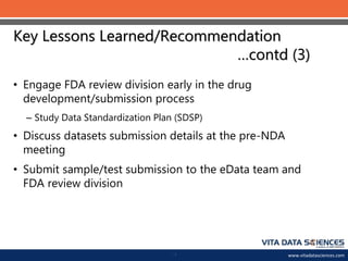 NDA Submission Experience - Rescue Case Study | PPTX