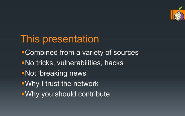 Tor: How it works to keep you safe online. PhutureCon 2014 | PPTX | Computer Networking | Computing