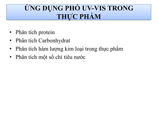 Phổ uv vis | PPTX