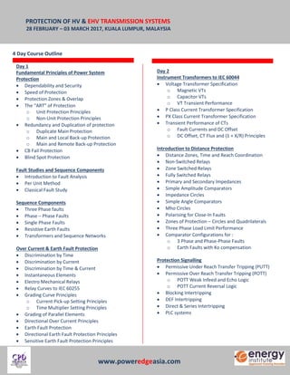 Power System Protection for Utility and Power Professionals | PDF