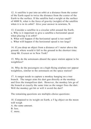 PHY-102 Energy and Circular Motion Exercises Complete the .docx