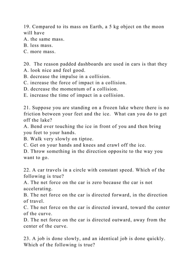 PHY-102 Energy and Circular Motion Exercises Complete the .docx