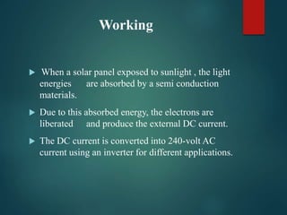 solar cell | PPTX