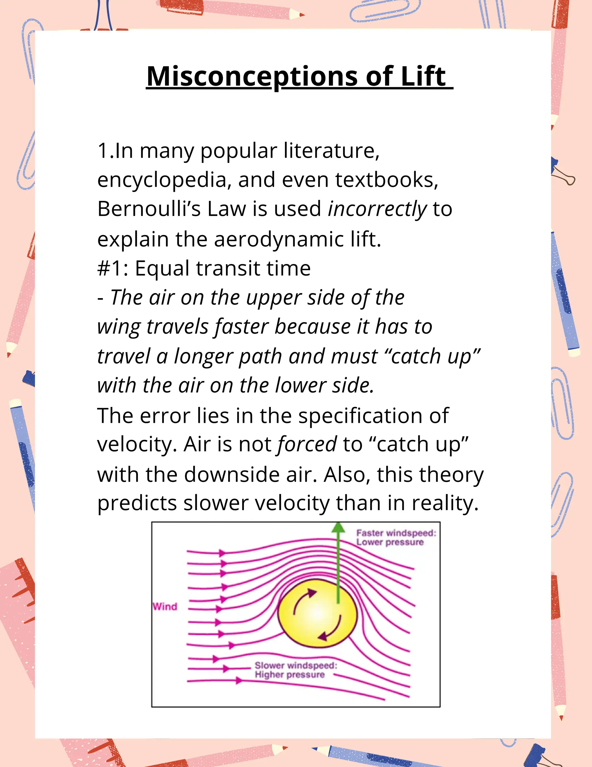 class 11 physics project on bernoulli's principle | PDF